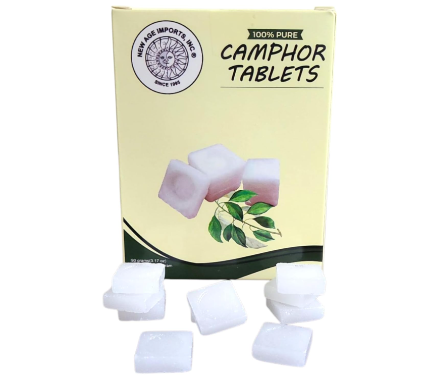 Camphor Tablets - Camphor Refined Tablets - 12 tablets – coolcurl
