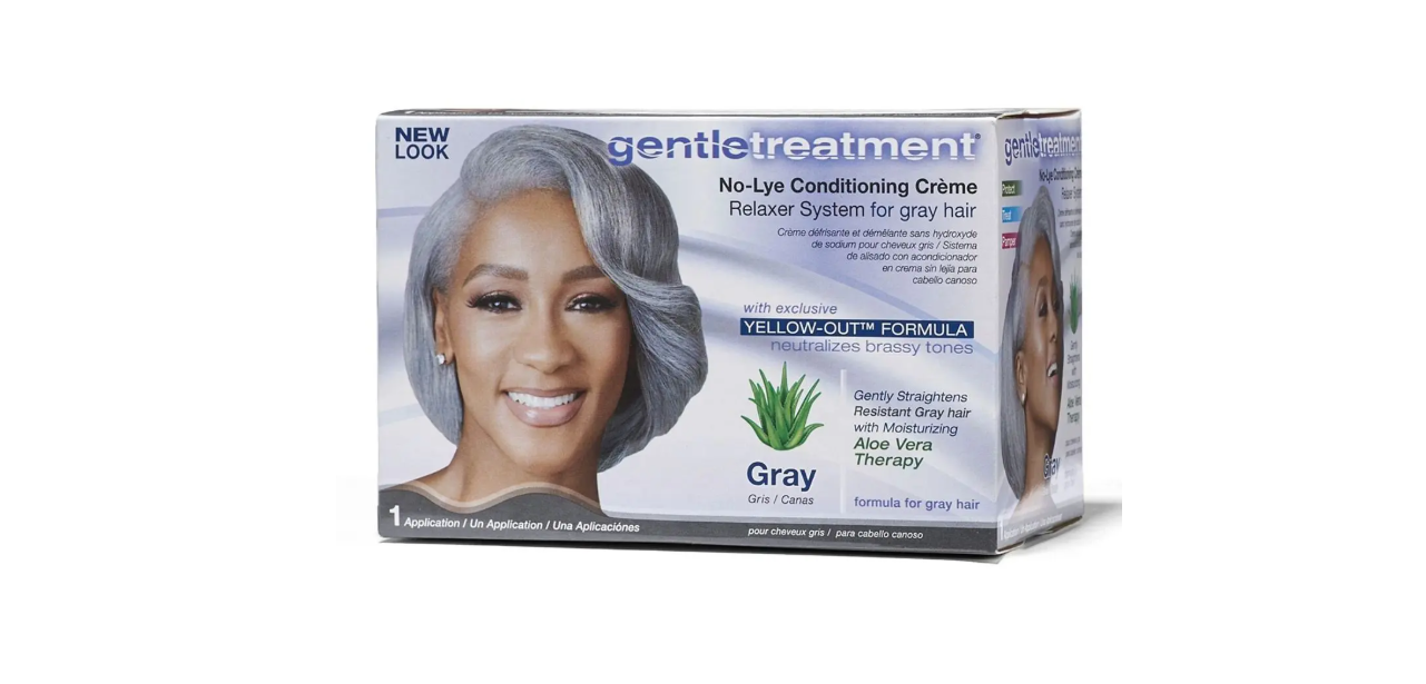 Gentle Treatment Relaxer Kit Gray Hair – coolcurl