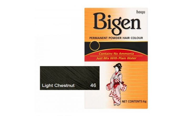Bigen Powder Hair Color #46 Light Chestnut – coolcurl